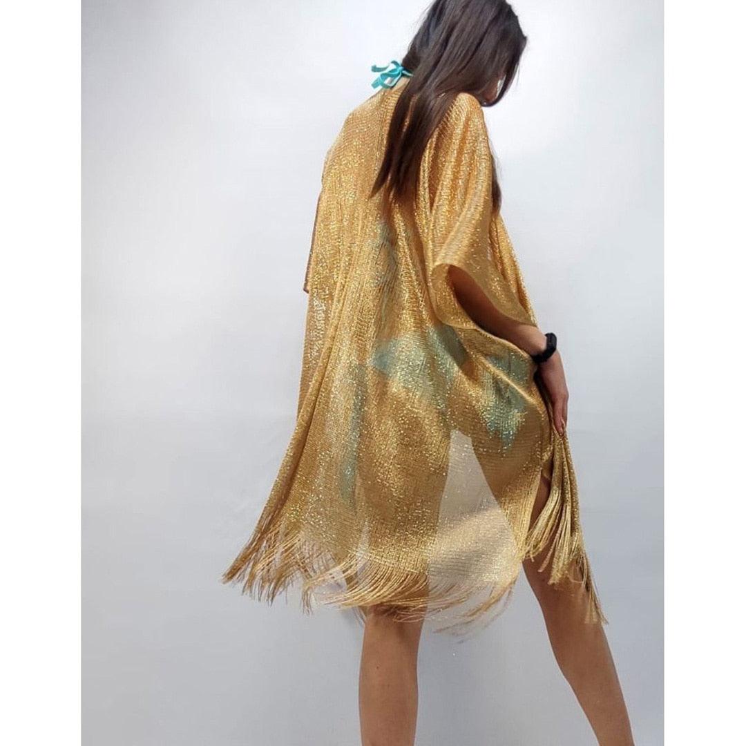 Sheer Knitted Boho Tunic Cover Up – The Burner Shop